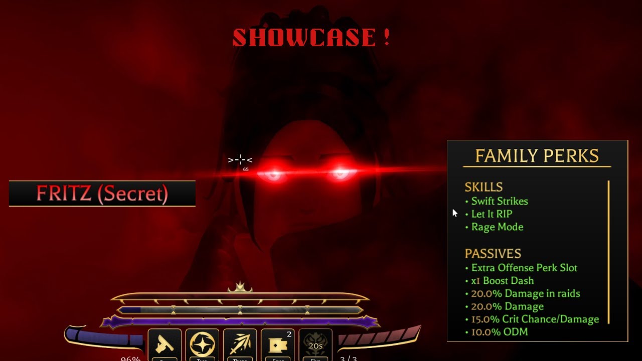 New Mythical Family FRITZ Showcase In AOT: Revolution - YouTube