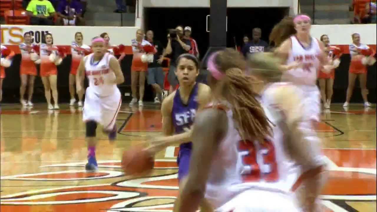 Women's Basketball: SFA 58, SHSU 52 (Highlights) - YouTube