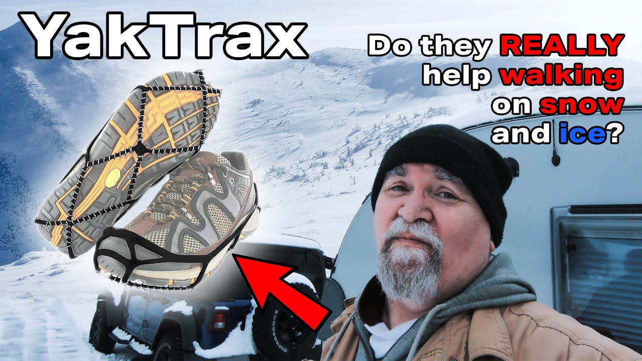YakTrax Walk Traction Cleats Review and Test on Snow and Ice ...