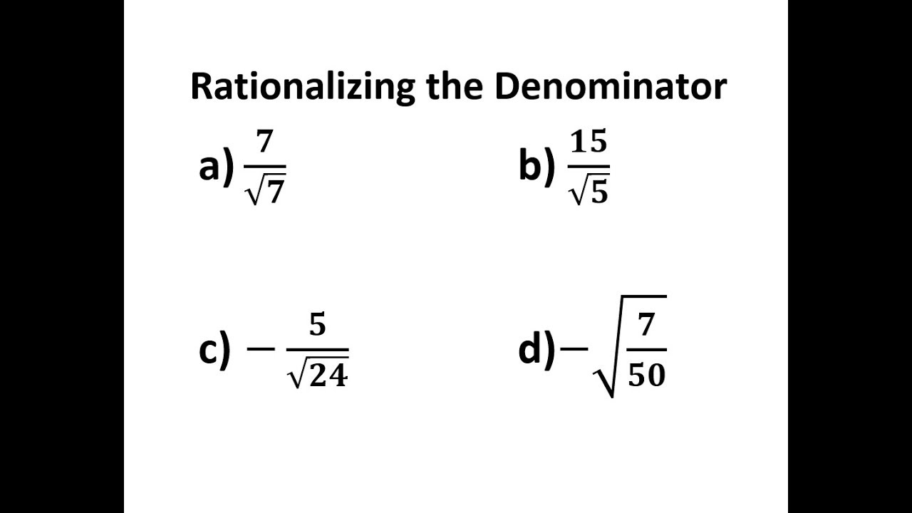 Rationalizing The Denominator YouTube rationalizing-the-denominator-youtube