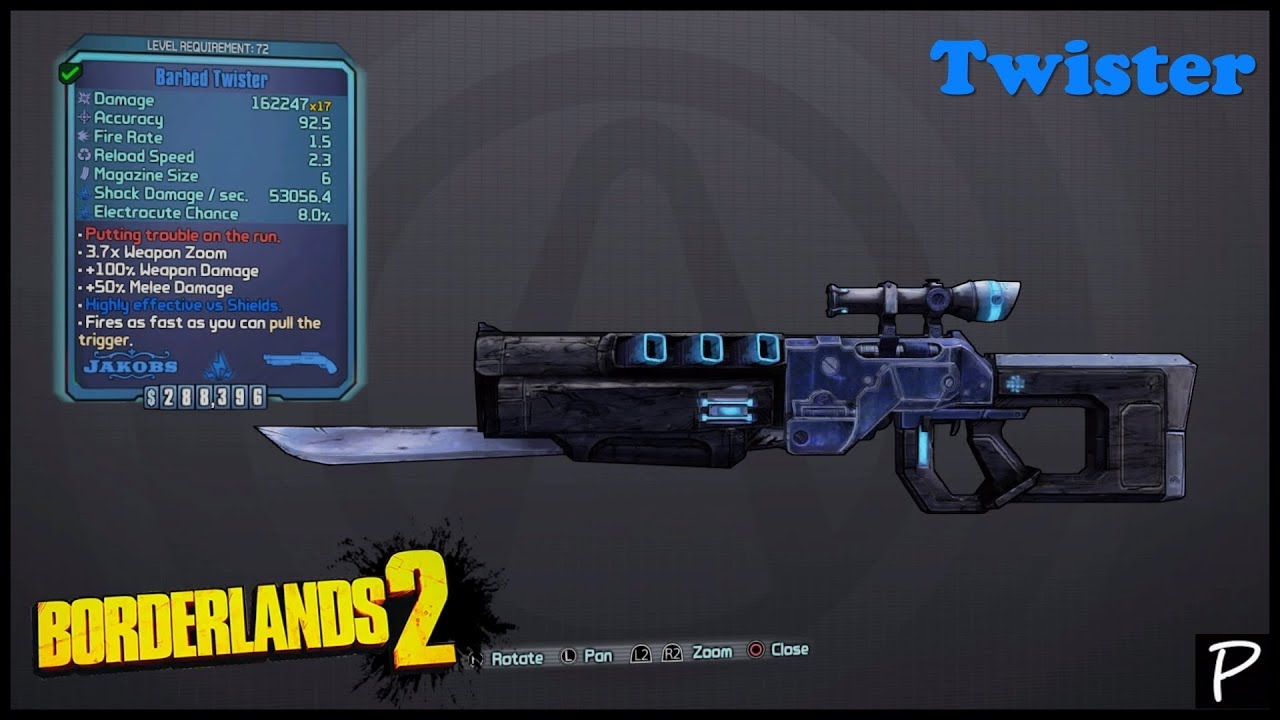 Borderlands 2: Twister (Unique weapons #68) - YouTube