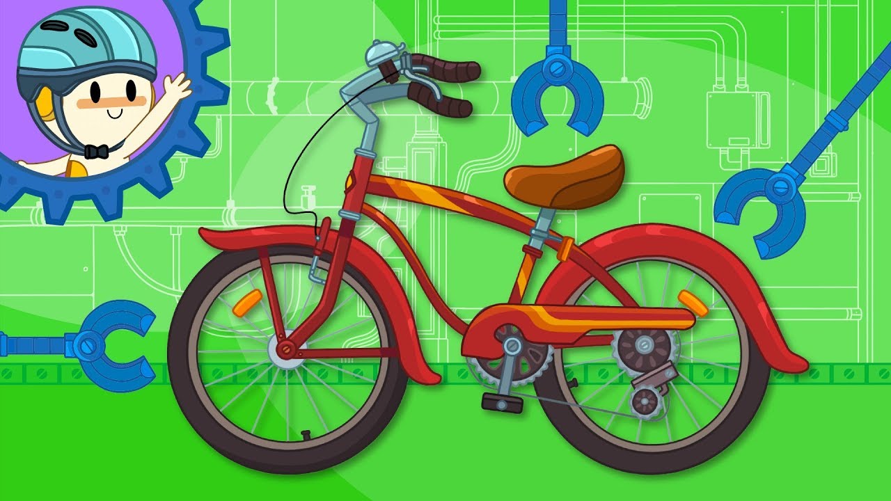 Bicycle Assembly at Finley’s Factory | Cartoon for Children - YouTube