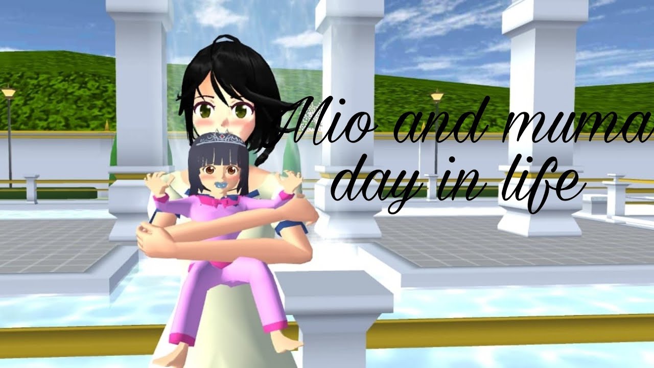 Mio and muma day in life | Sakura school simulator | story channel ...