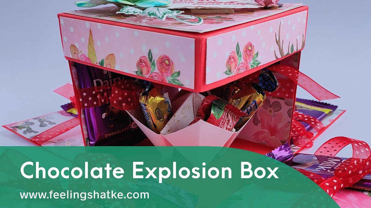 Chocolate Exlposion box | Handmade Birthday Explosion Box - YouTube