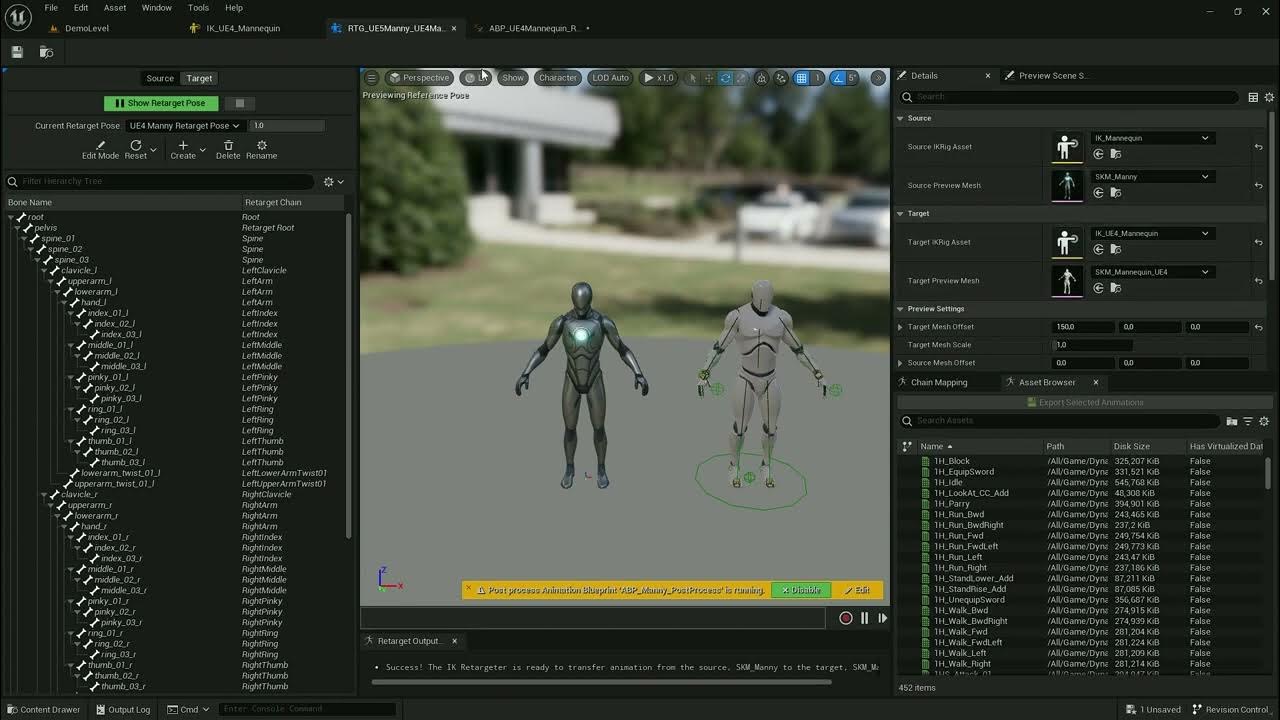 UE5 - Using DCS with Custom Skeleton - YouTube