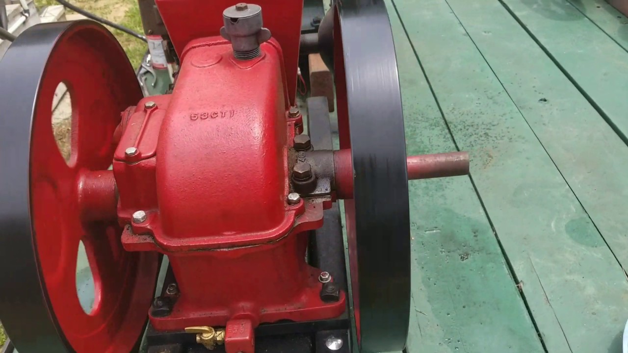 2 hp Economy/ stover ct1 hit miss engine. - YouTube