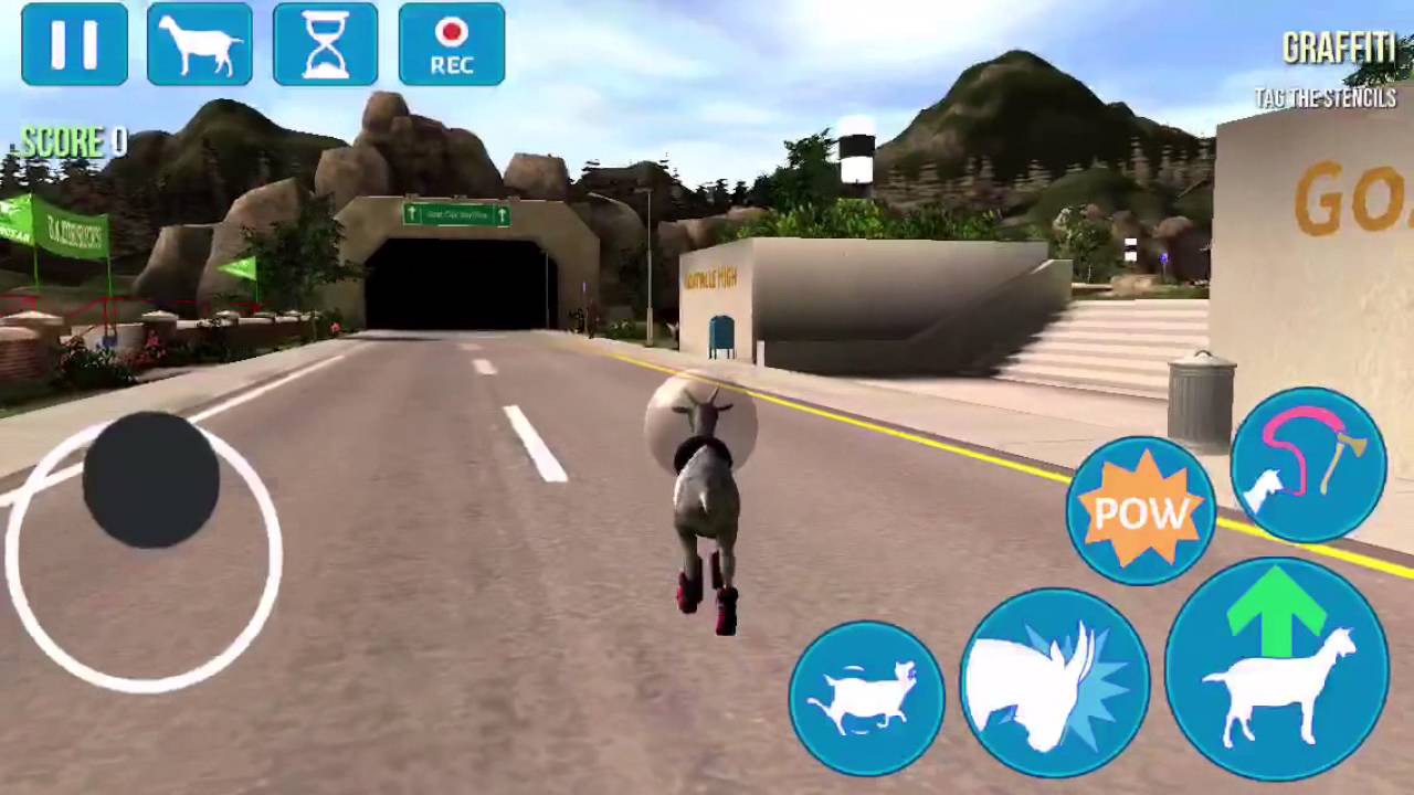 Goat simulator #2 how to get the hex goat - YouTube