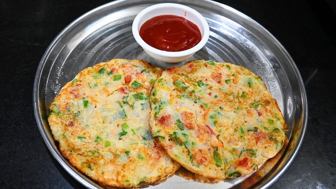 Soft Fluffy Vegetable Dosa recipes | Breakfast recipes - YouTube