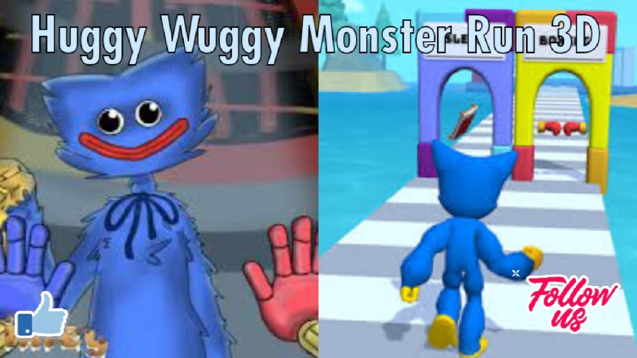 Huggy Wuggy, Monster Run 3D, Gameplay, android games - YouTube