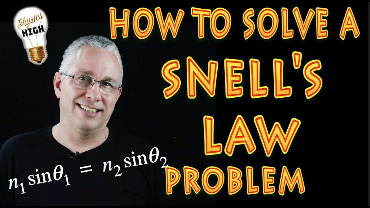How to solve a Snell's Law problem - YouTube