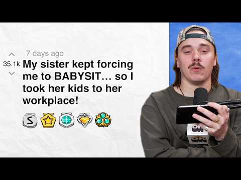 My sister kept forcing me to BABYSIT… so I took her kids to her workplace! | Reddit Stories