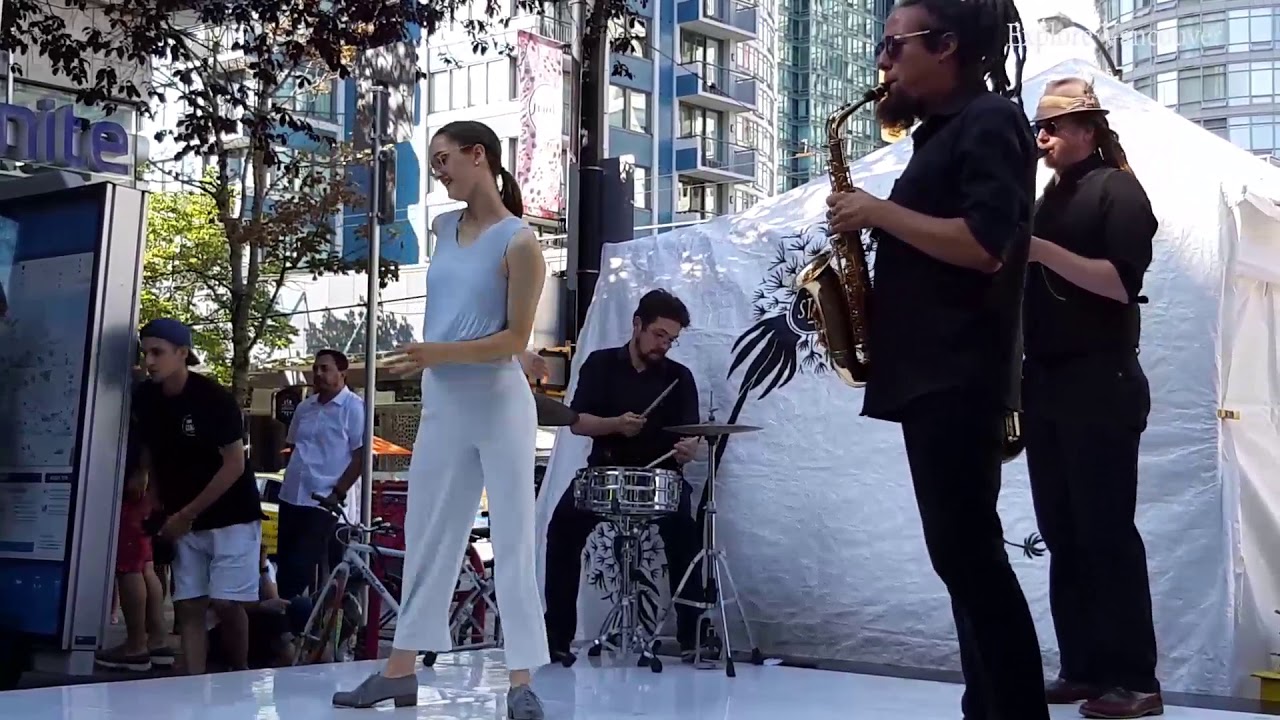 Tap Dance and Sax Rhythm - Vancouver Public Dance Performance - YouTube