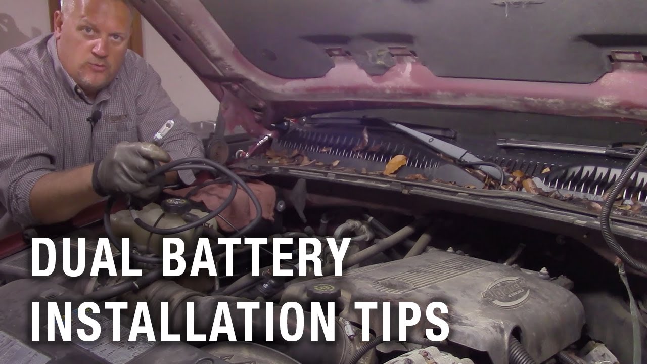Dual Battery Installation Tips - YouTube
