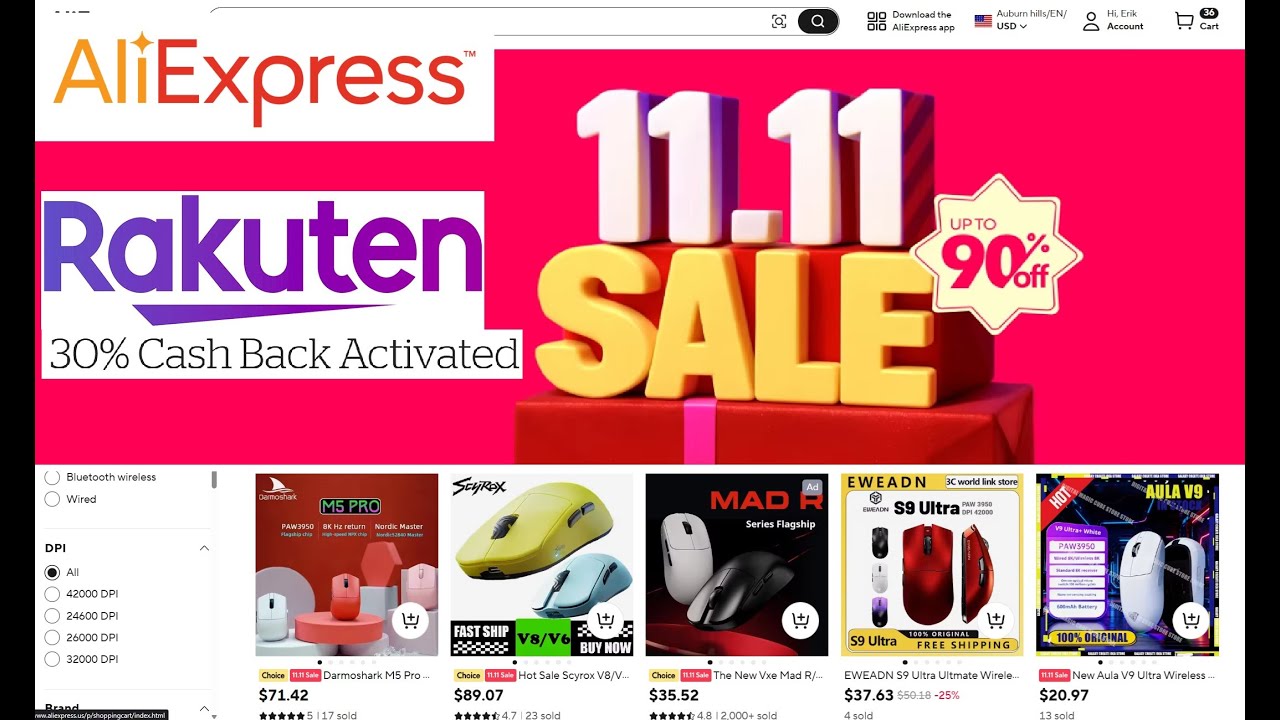 AliExpress 11.11 Sale Livestream - YouTube