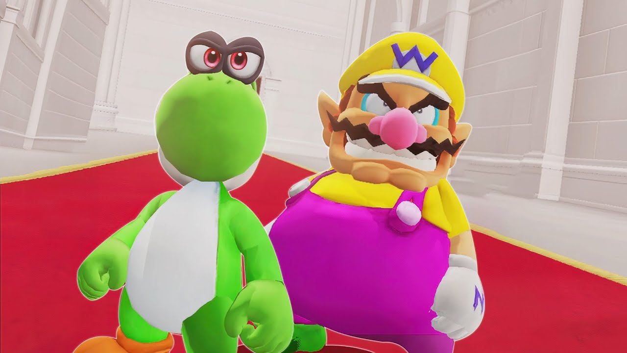 Super Mario Odyssey - Yoshi & Wario Final Boss ( Full HD) - YouTube