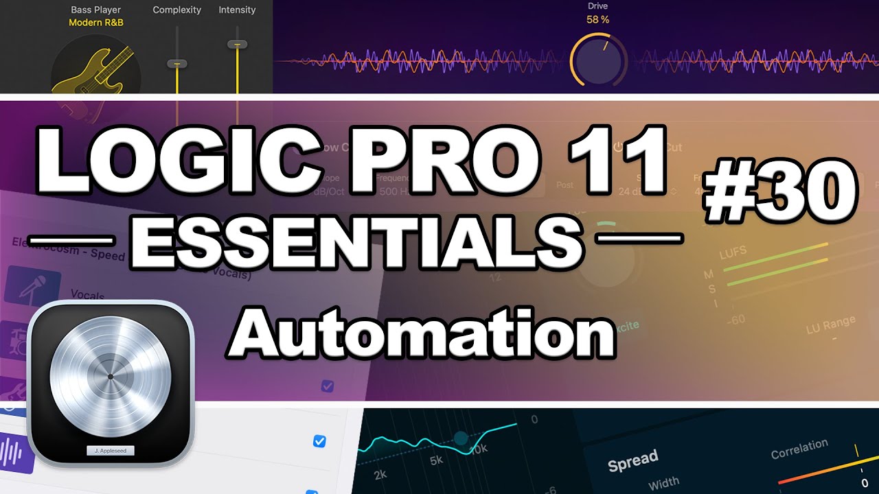 Logic Pro 11 - #30 Automation (Track & Region Automation) - YouTube