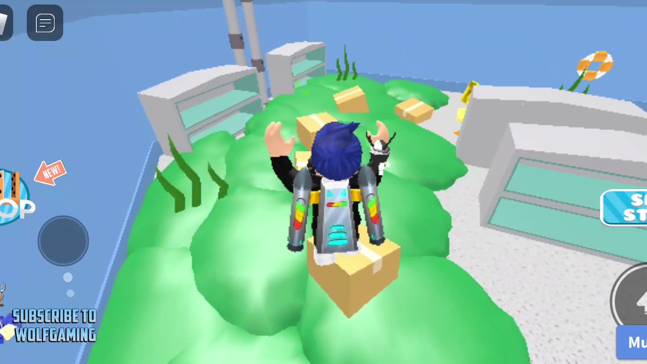 Playing escape the mall obby - YouTube