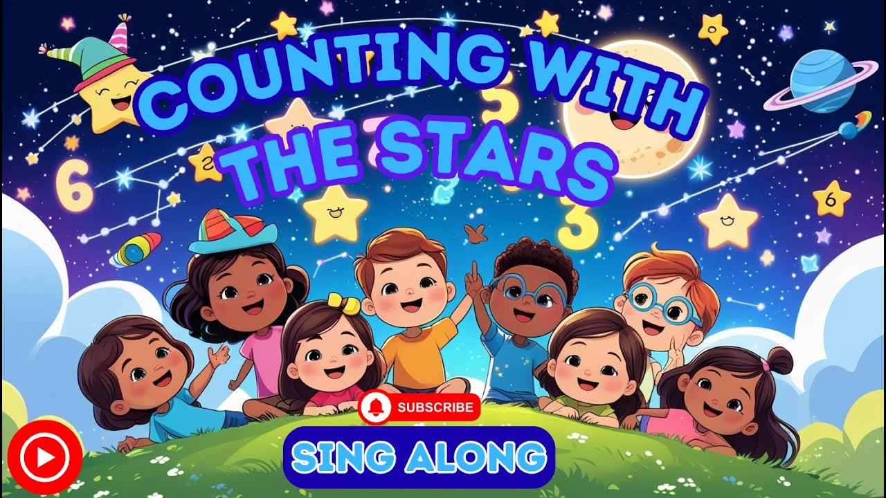Counting with the Stars – A Magical Bedtime Counting Song for Kids! # ...