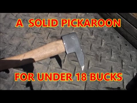 Make A Good Solid Pickaroon For Under $18 - YouTube