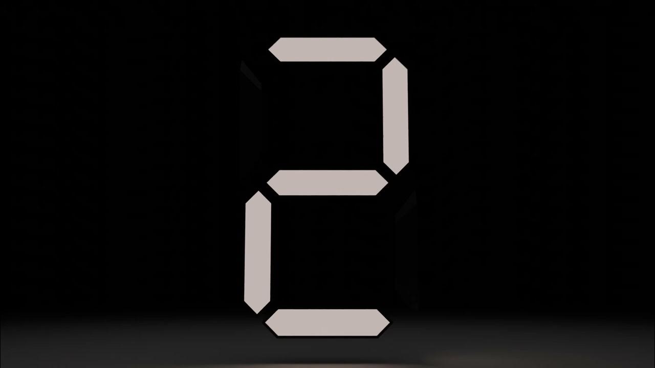 7 segment display animation in blender - YouTube