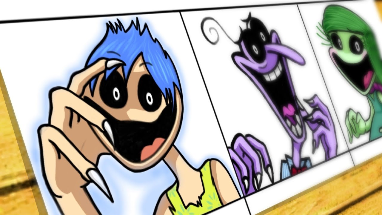 Drawing Cartoon Inside Out 2 But They're Smilling Critters Style ...