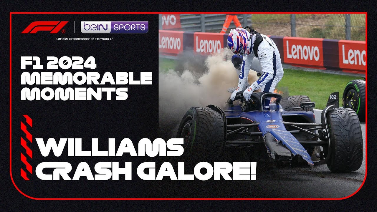 Formula 1 2024 Memorable Moments | Williams' journey to the destructors ...