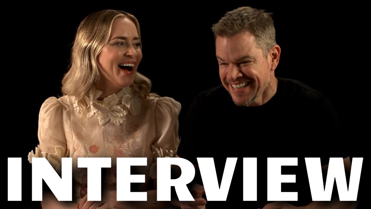OPPENHEIMER Interview | Emily Blunt & Matt Damon Reveal How They Got ...