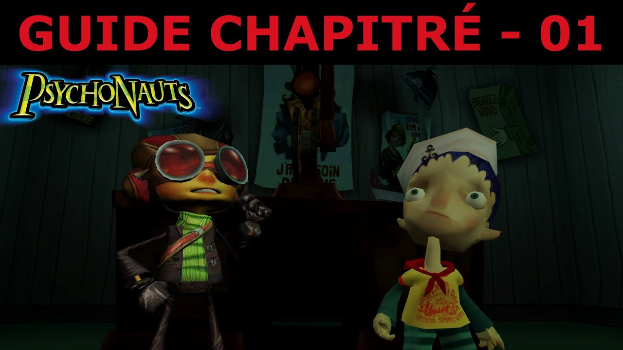Psychonauts - Guide Chapitré 01 - Arrivée au camp d'entraînement des ...