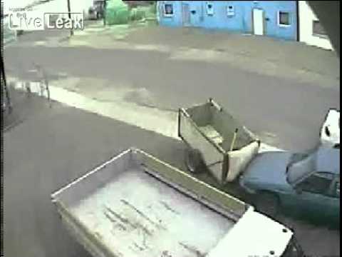 Towing Trailer FAIL - YouTube