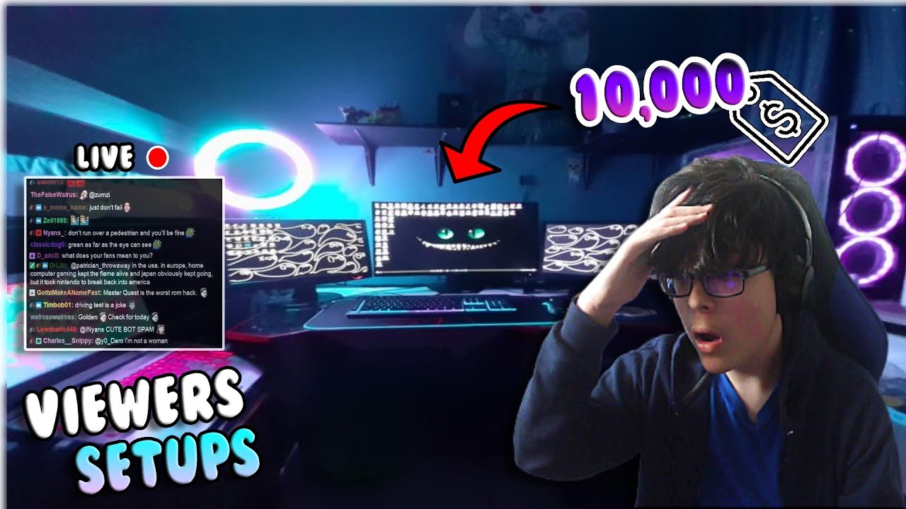 Reacting To My Viewers ULTIMATE SETUPS - YouTube