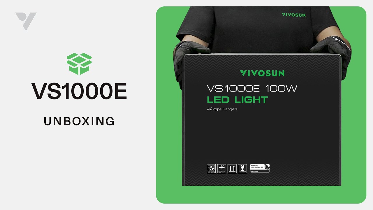 VIVOSUN VS1000E | High Efficacy LED Light | Compact, Efficient Light ...