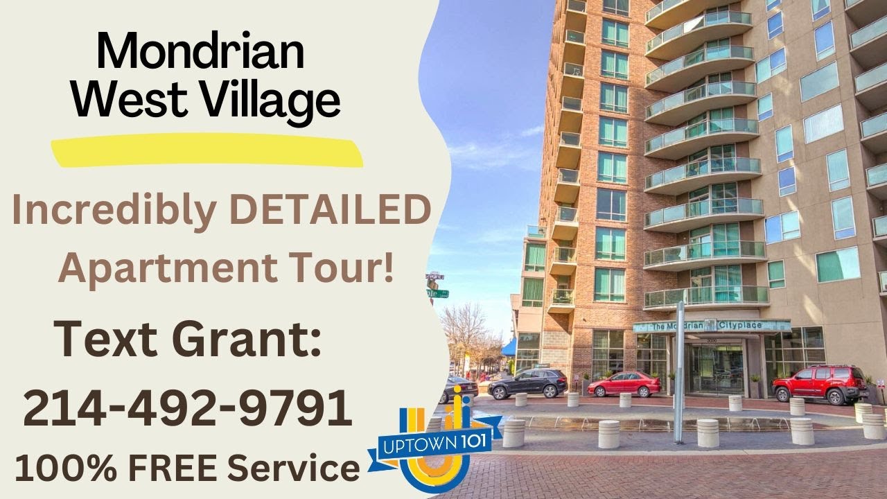 Mondrian West Village | Dallas TX | Let's Tour It ! - YouTube