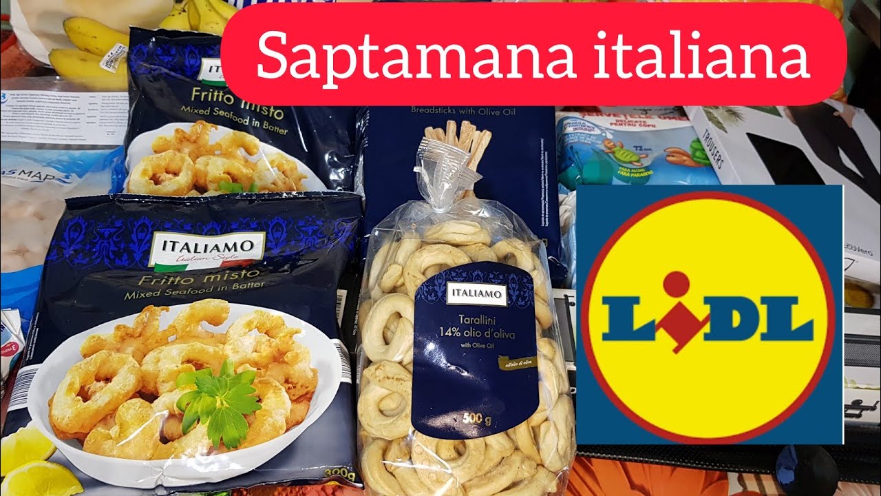 Cumparaturi la LIDL - saptamana italiana. Fructe de mare. Calamari si ...
