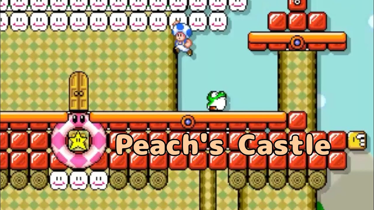 Peach's Castle by me (SMM2) - YouTube