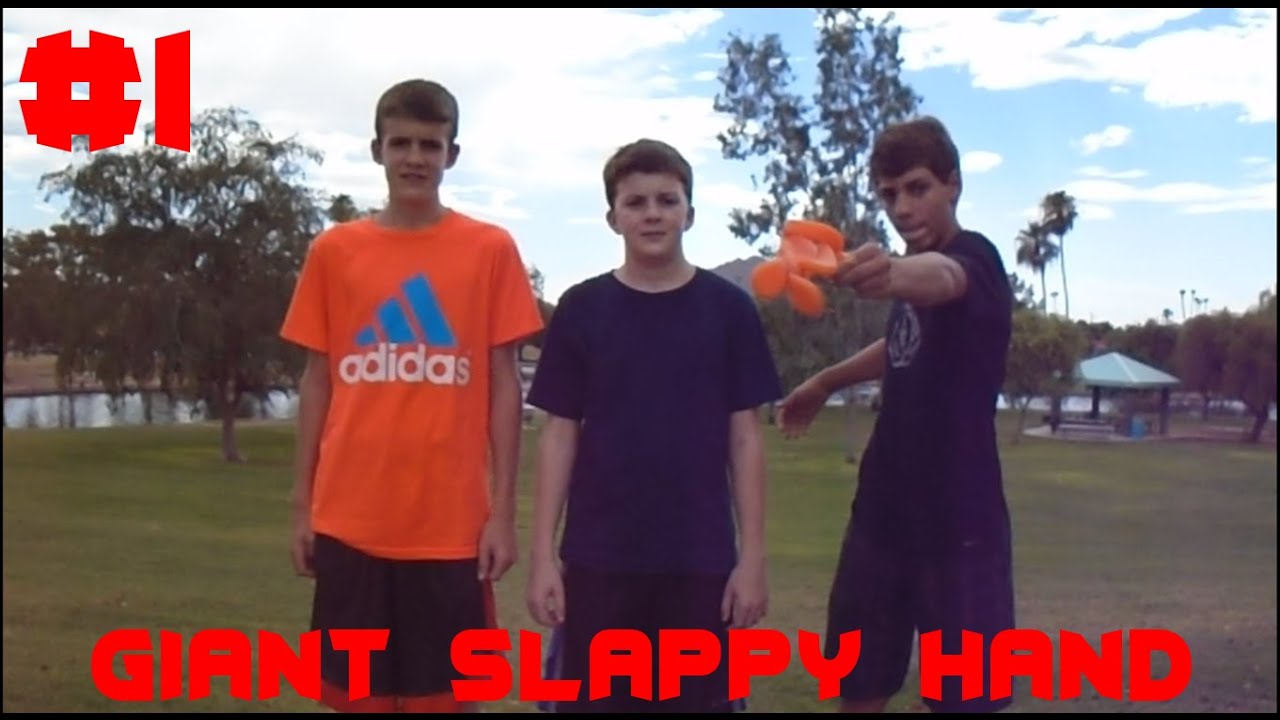 Bad Idea 01-The Giant Slappy Hand-Team Bad Ideas - YouTube