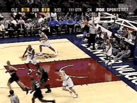 Ricky Davis Dunks On Juwan Howard Nuggets - YouTube