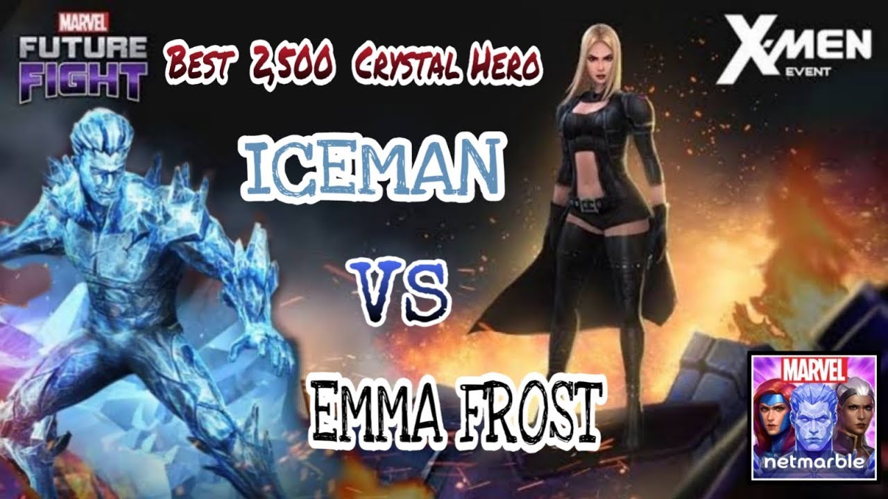 Iceman VS Emma Frost test WBU - Marvel Future Fight - YouTube