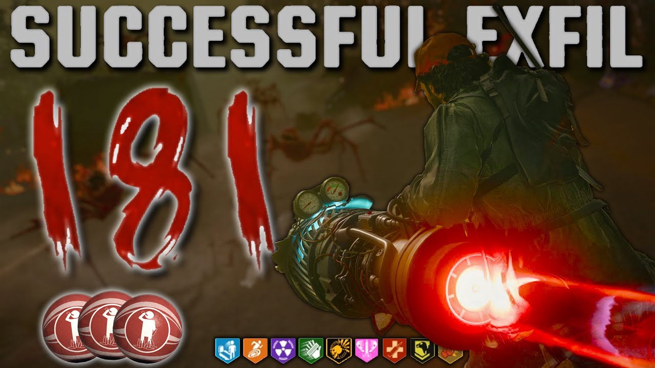 Survivable HIGH ROUND Exfils? Bo6 Zombies - Round 181 - YouTube