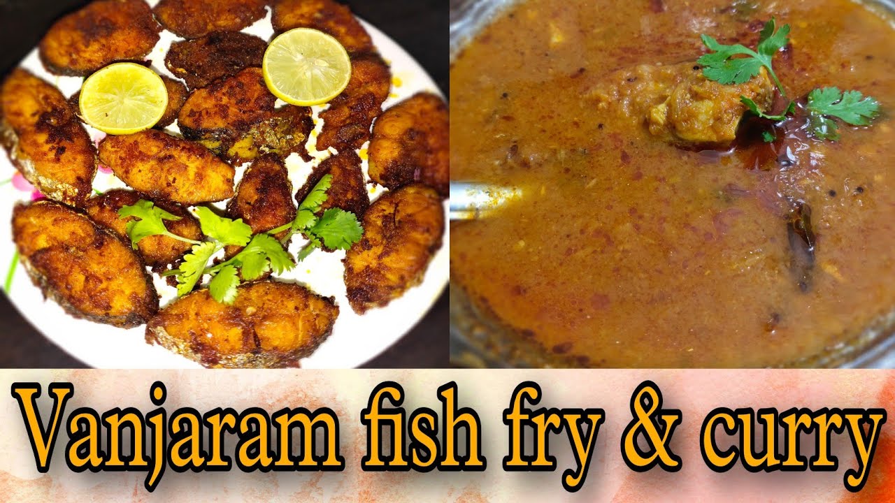 வஞ்சரம் மீன் குழம்பு & வறுவல்/Vanjaram fish curry & fry🐟🐠 - YouTube