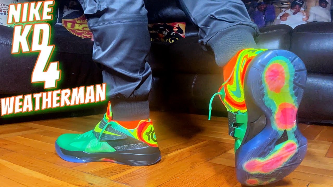 2024 Nike KD 4 Weatherman Review & On Foot! - YouTube