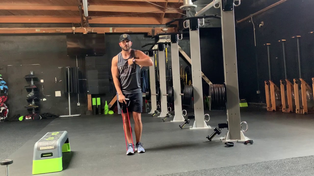 Band Front Raise - YouTube