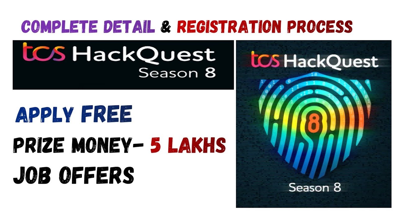 TCS HackQuest Season 8 | 2024 | complete detail & registration process| free apply - YouTube