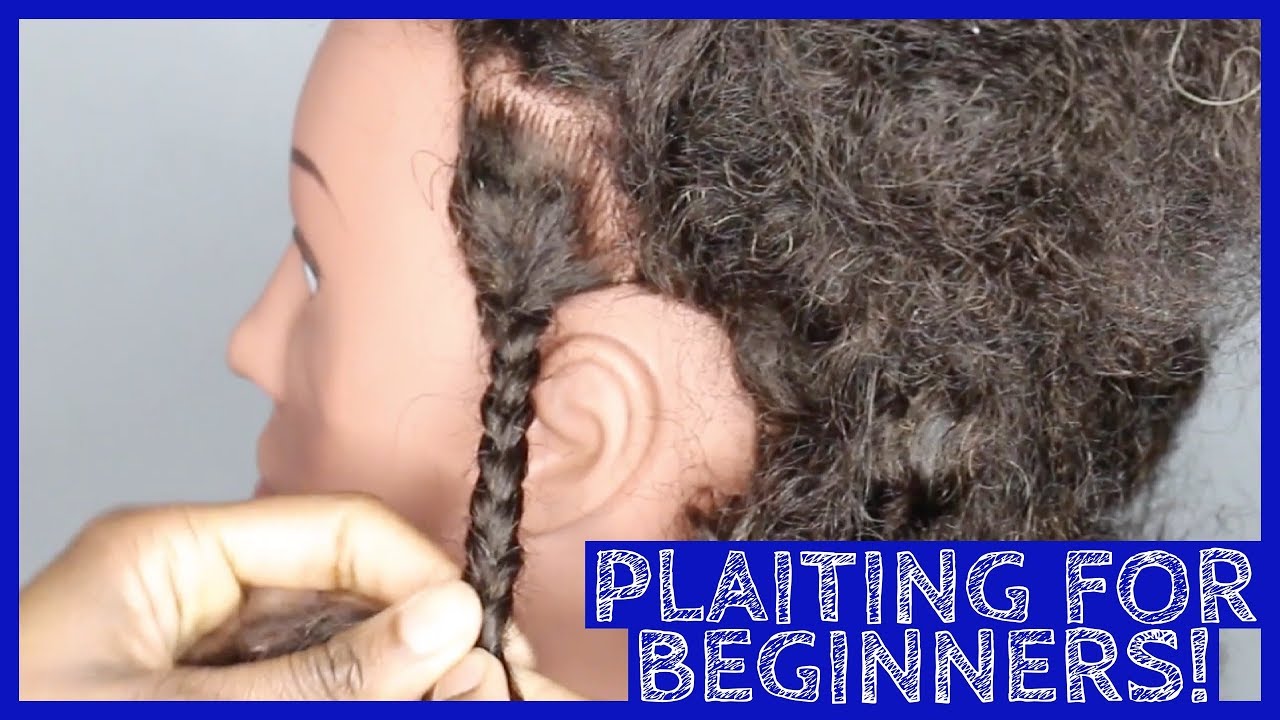 HOW TO PLAIT/BRAID FOR BEGINNERS (2 SIMPLE METHODS!) - YouTube