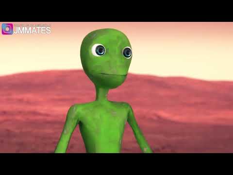 YENİ RENKLİ YEŞİL UZAYLI DANSI YENİ ŞARKISIYLA / AKIM DAME TU COSİTA #aliendance #dametucosita