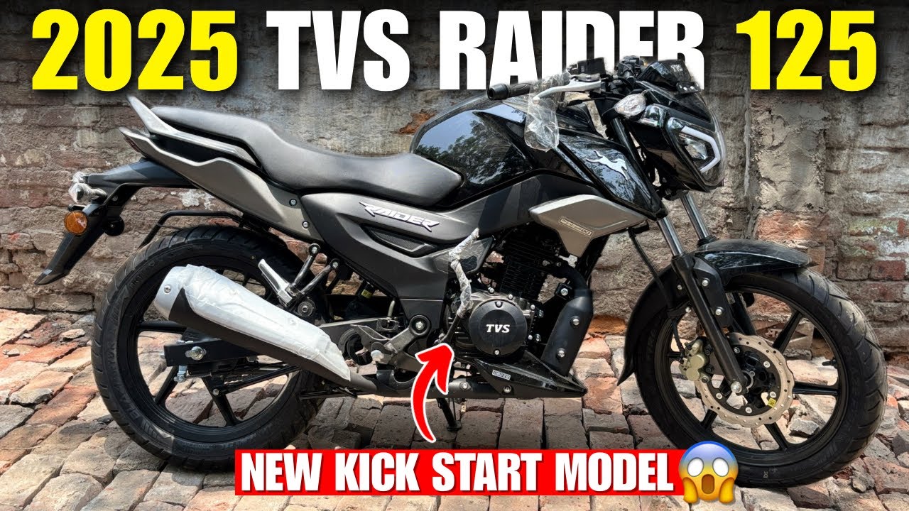 New Launch 🚀 TVS Raider 125 Kick Start 2025🥳| New Updates,Price ...