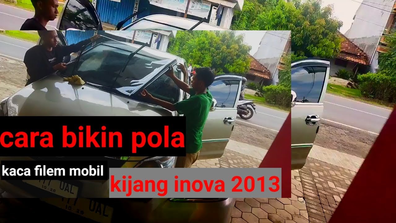 bikin pola kaca filem inova 2013@restiresti9605 - YouTube