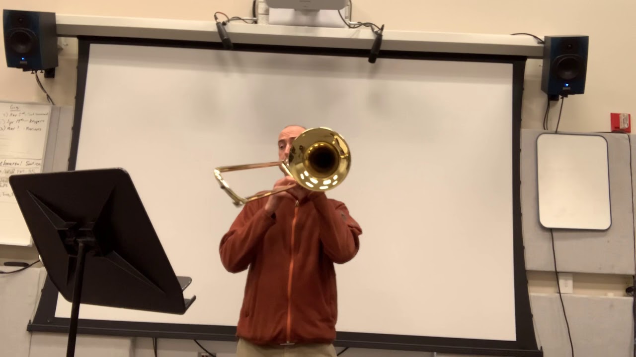 Ballad 1 for solo trombone by Charles J Campbell - YouTube