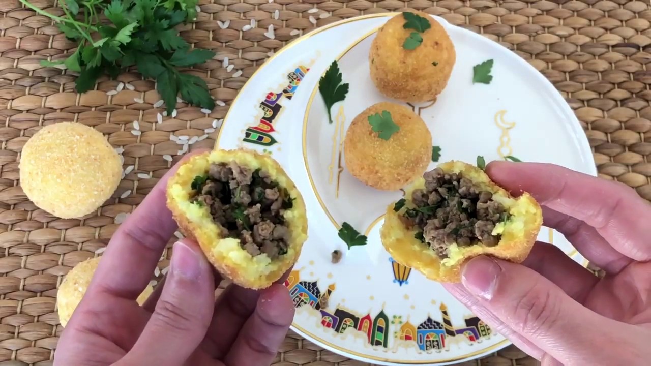 كبة الأرز (rice kubba) - YouTube