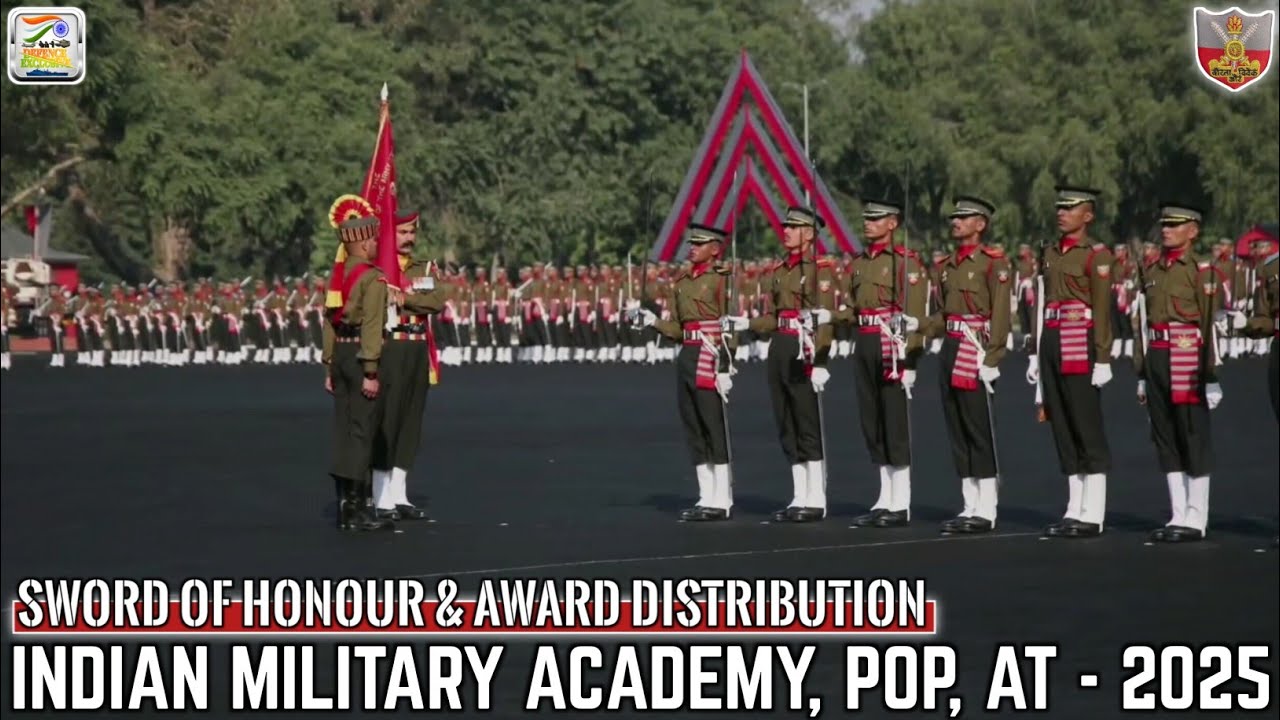 Sword of Honour And Award Distribution At IMA, Passing Out Parade ...
