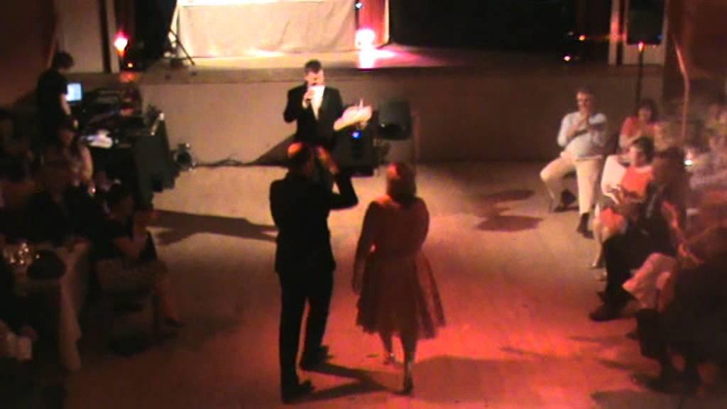 Alison and Iain dancing for Strictly Come Prancing 2012 - YouTube
